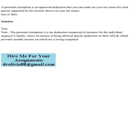 A personal exemption is an approved deduction that you can make on y.pdf