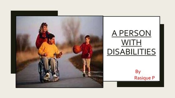 Persons with disability | PPT | Mental Health | Diseases and Conditions