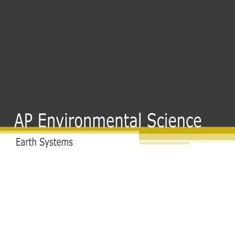 Apes earth systems | PPT
