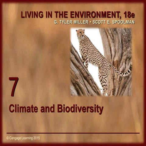 Living in the Environment - Climate and Biodiversity | PPTX