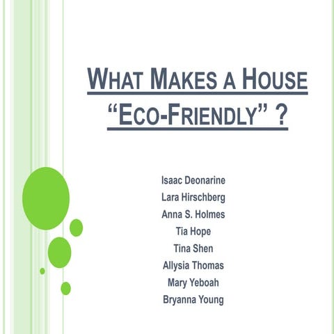 Sustainable Habitat | PPTX