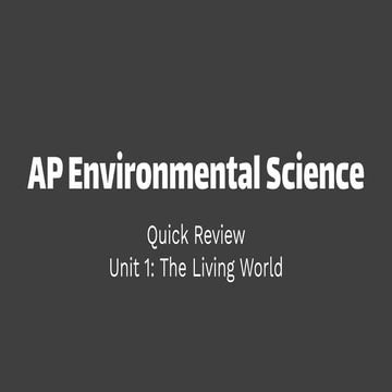 AP Environmental Science Quick Review Unit 1.pdf