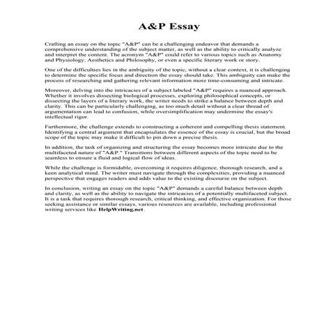 A&P Essay.pdf