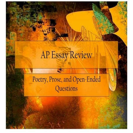 AP Essay Review | PPT