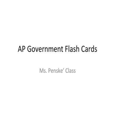 Ap Flash Cards | PPT