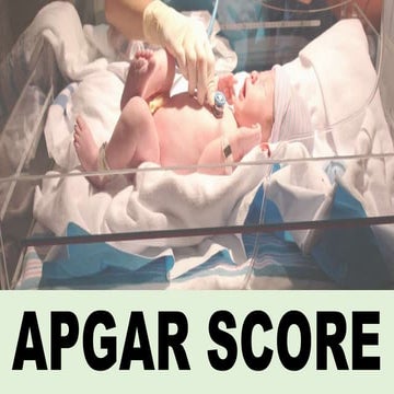 Apgar score |newborn assessment | PPTX