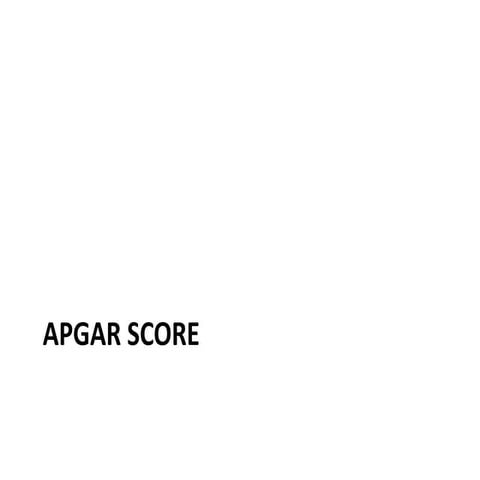 Apgar score | PPT
