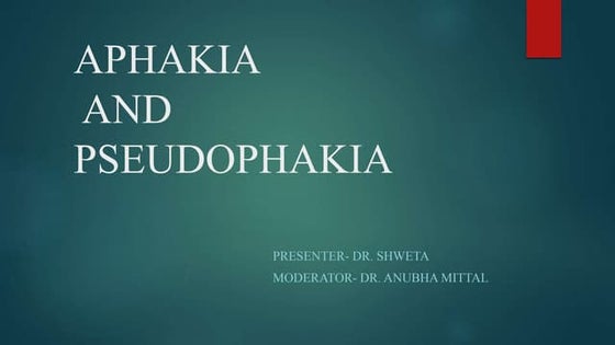 Aphakia | PPT