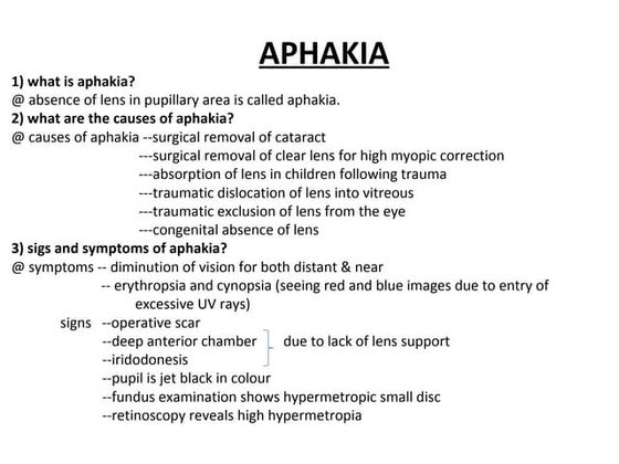 Pseudophakia | PPTX | Eye and Vision Conditions | Diseases and Conditions