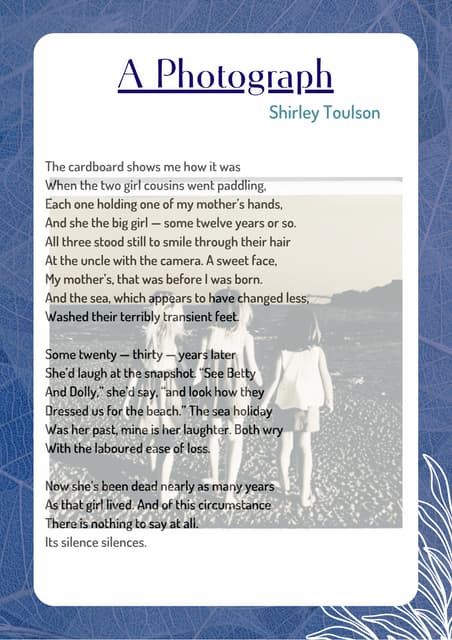 Critical analysis of the poem "Lucy Gray" | PPT