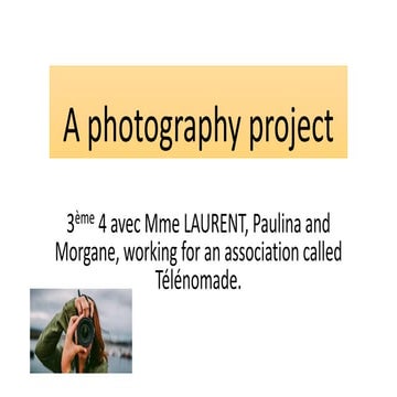 A photography project | PDF