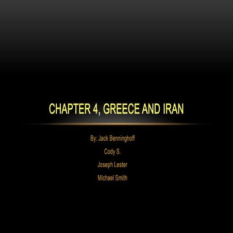 Introduction to Ancient Greece powerpoint | PPT