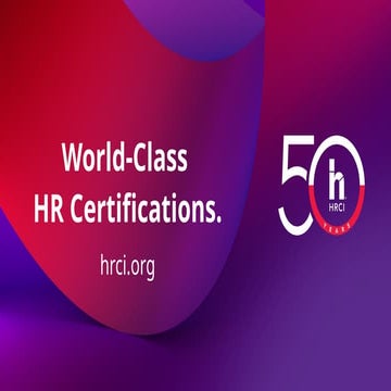 An HRCI Introduction aphri phri sphri gphr | PPTX