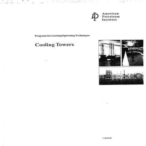 Api 1150 wb-cooling towers | PDF
