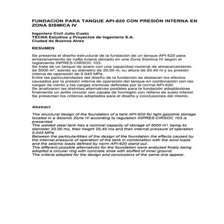 Api 620 EN ESPAÑOL | PDF | Civil Engineering Industry | Industries