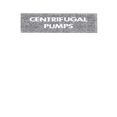 API Centrifugal Pump | PDF