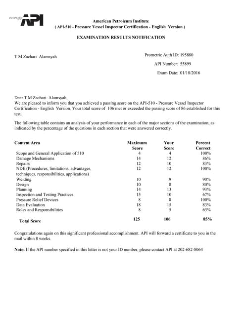 API Specification 6D Quality Specification Level (QSL) | PPTX