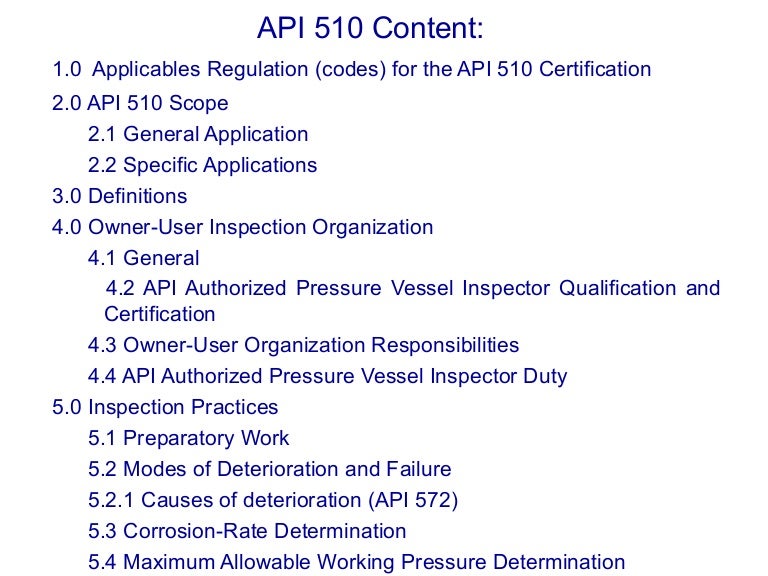 Api 510