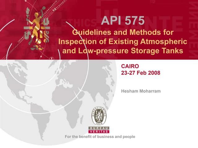 Methods of examination of joints(RT) - API 650 Tanks | PDF