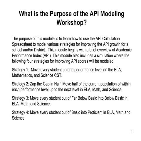 Api and calculator power point | PPT
