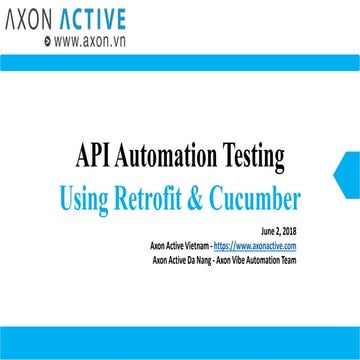 Dn Scrum Breakfast Api Automation Testing Using Retrofit And Cucumber Ppt 6478