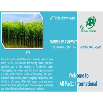 Jute product ppt | PPTX