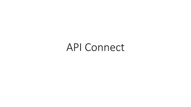 Api Connect Pptx