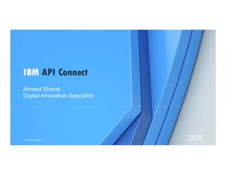 API Connect Presentation