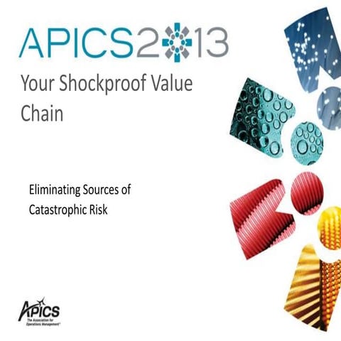 Apics 2013: You Shockproof Value Chain | PPTX