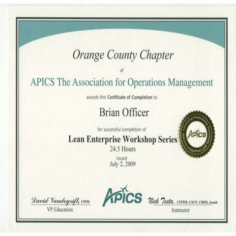 Apics Training | PPT