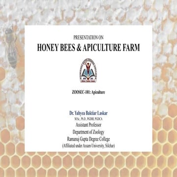 Introduction to Honeybees and Apiculture | PDF