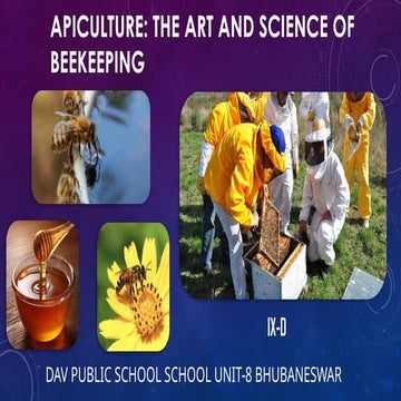 APICULTURE-The Art and Science of Beekeeping. | PPT
