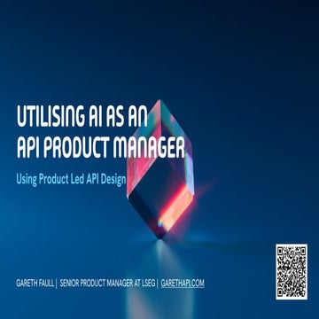 apidays Amsterdam 2025 | Making AI work for you as an API Product ...