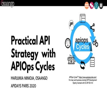 Apidays Live Paris Practical Api Strategy With Apiops Cycles By Marjukka Niinioja Ppt 