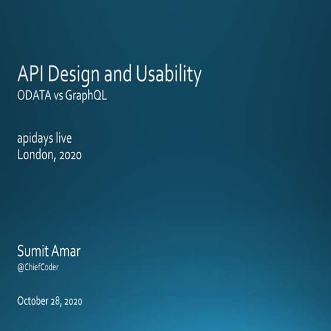 Apidays Live London Data Retrieval Via Apis Showdown Of Graphql Vs