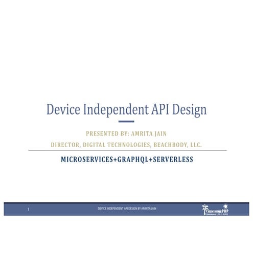 Device Independent API design | PDF