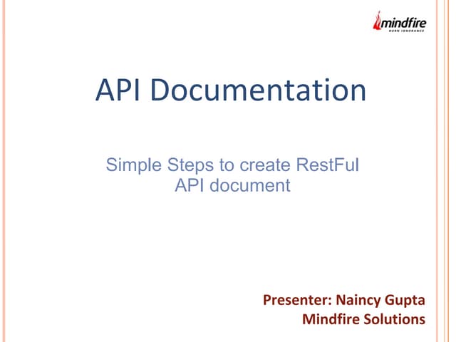 Restful Api Documentation With Swagger Ppt