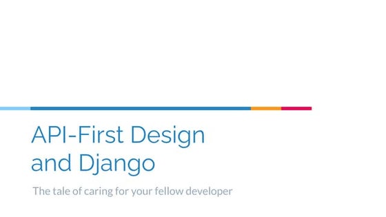 Api First Design | PPT