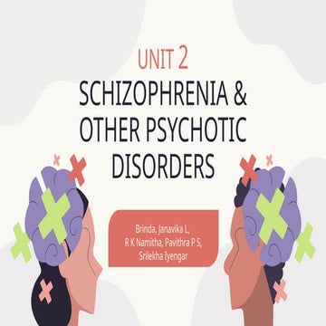 AP II - SEMINAR ON SCHIZOPHRENIA DISORDER | PPTX