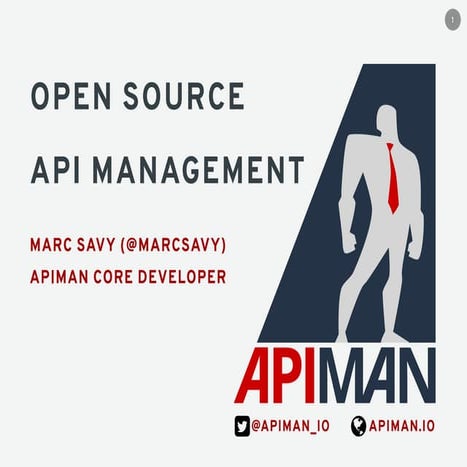 Apiman - Open Source API Management @ JBCNConf 2016 | PDF | Web ...