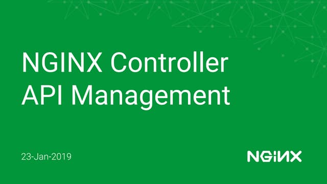 Achieve Full Api Lifecycle Management Using Nginx Controller Emea Ppt 4967