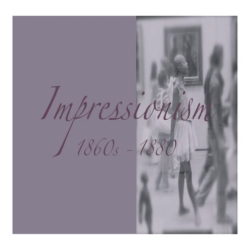 AP Impressionism | PPT