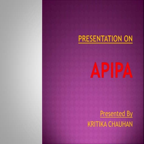 Apipa Pptx