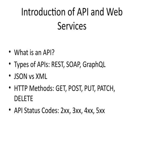 API_Postman_Presentation.pptx for beginer | PPTX