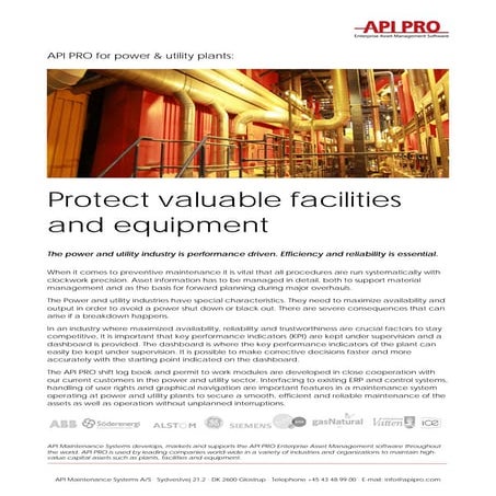 APIPRO for power and utilities | PDF