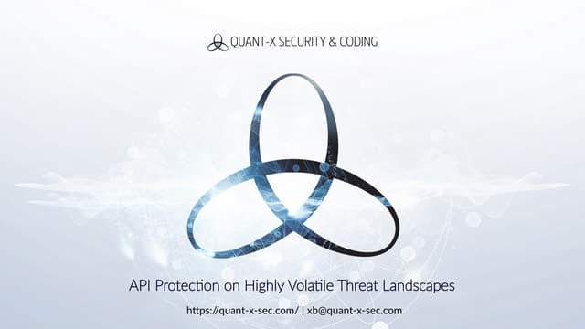 Apidays Live London 2021 Api Security In Highly Volatile Threat Landscapes By Xenia Bogomolec
