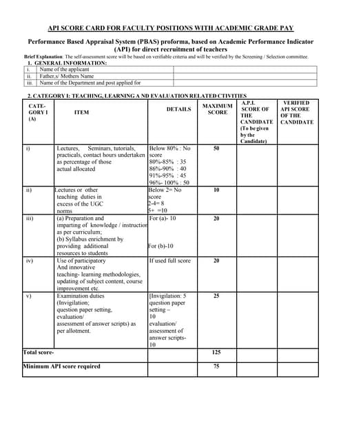 New Progress Report Proforma | PDF