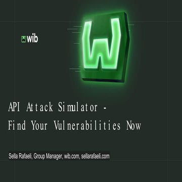 Apidays Live Paris 2021 Api Attack Simulator Find Your Api