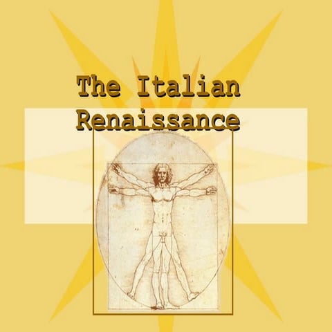 AP Italian Renaissance | PPT