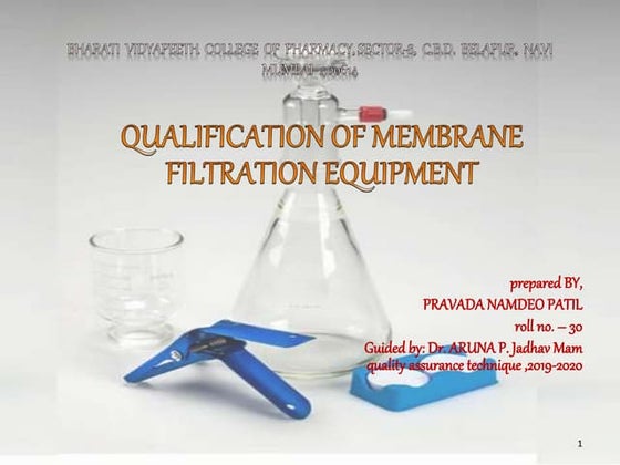 66 membrane filter integrity test | PPT